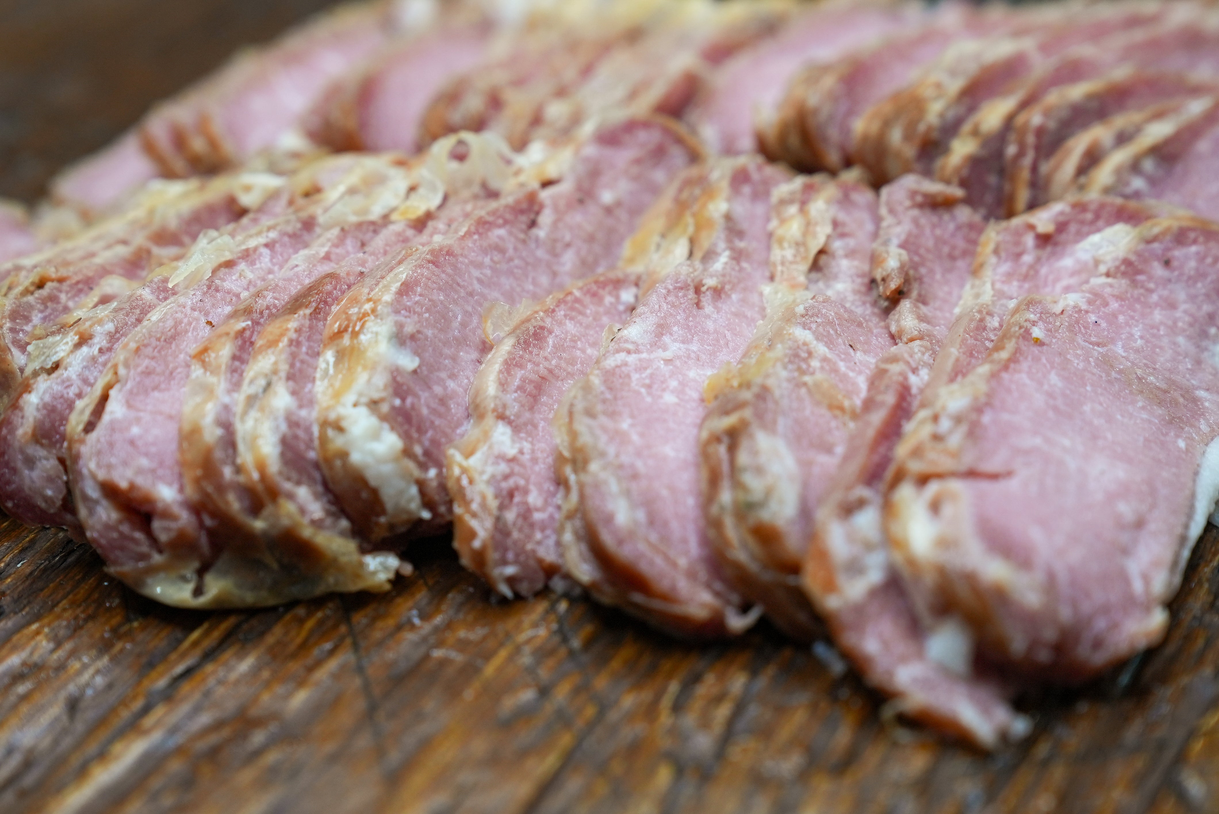 Mangalitsa Canadian Bacon – Maranatha Farms